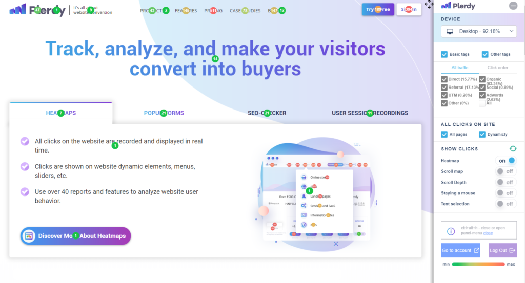Mapa de calor del clic del ratón - Aprendermarketing.es - Aprender ...